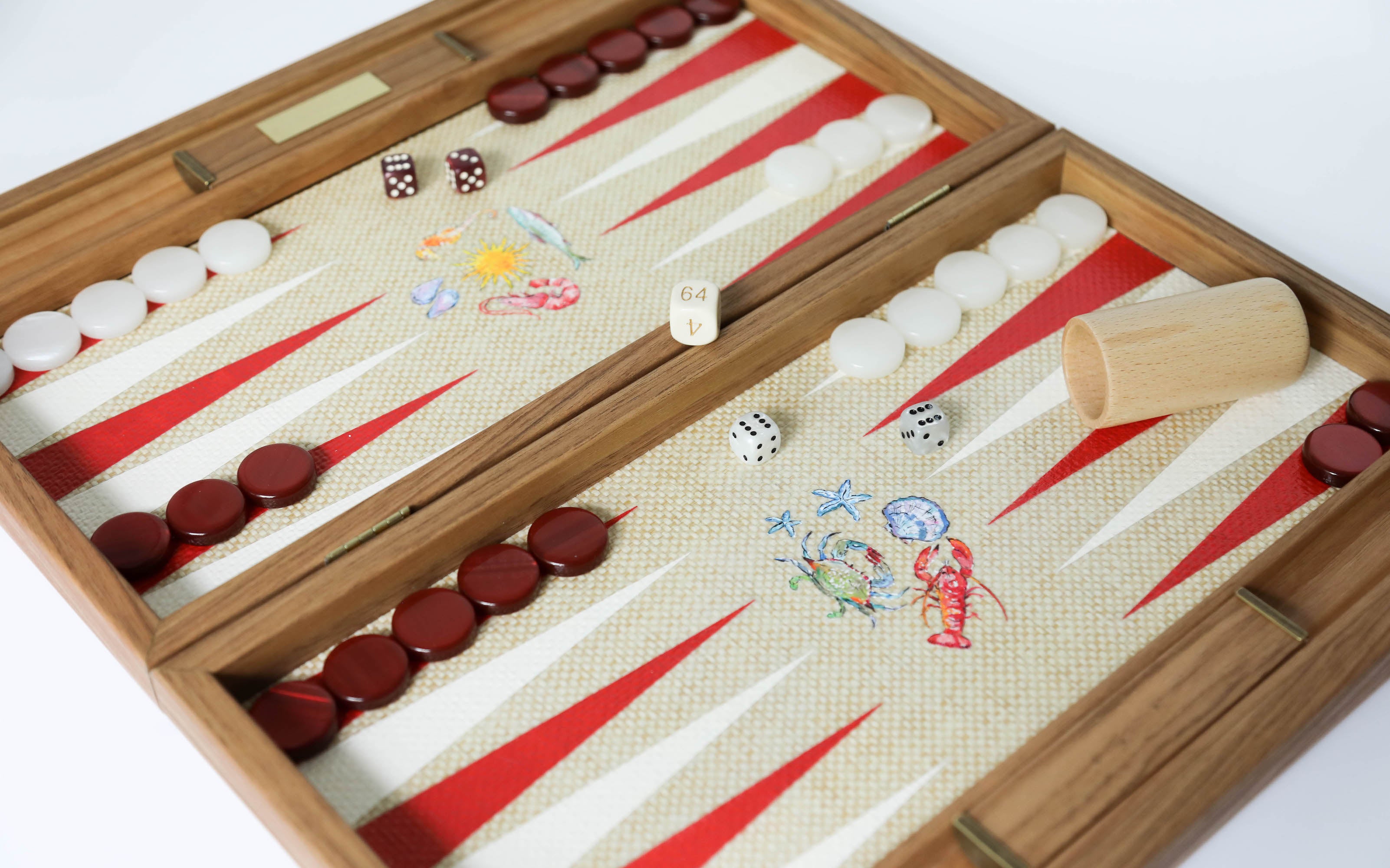 Fruits De Mer Backgammon Set – Nine Fair Backgammon